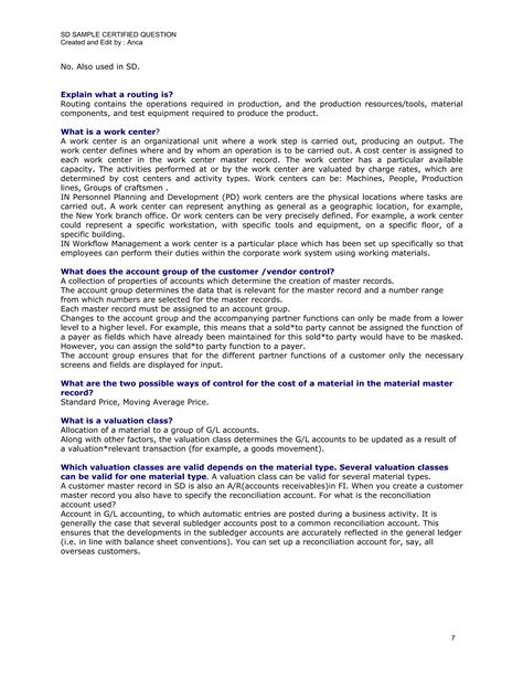 Sap Sd Sample Questions Pdf