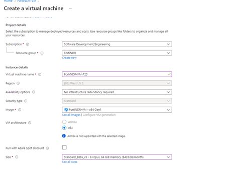 Deploying The Fortindr Vm Fortindr Public Cloud 7 2 0