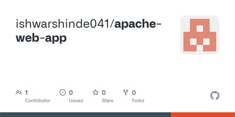 github ishwarshinde041 apache web app
