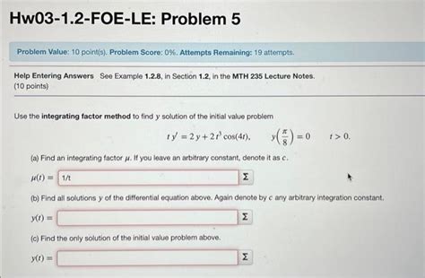 solved help entering answers see example 1 2 8 in section