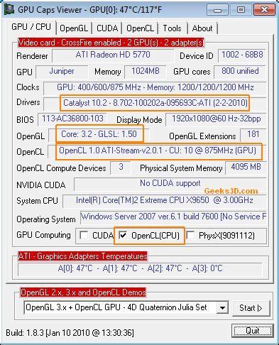 Tested ATI Catalyst Better CrossFire And OpenGL Support Geeks D