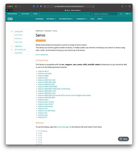 arduino project control a servo motor with a potentiometer