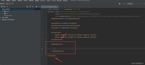 maven 构建的项目中的 pom xml 文件中依赖如何添加 pom xml文件怎么添加依赖 csdn博客