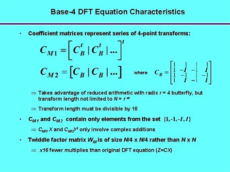 High Performance Scalable Base4 Fast Fourier Transform Mapping