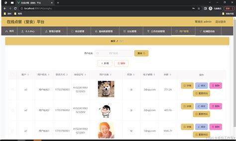 【计算机毕业设计】266在线点餐（堂食）平台 csdn博客