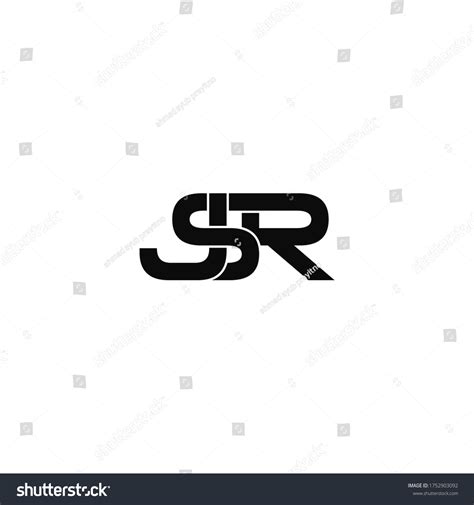 Jsr Letter Original Monogram Logo Design Stock Vector Royalty Free 1752903092