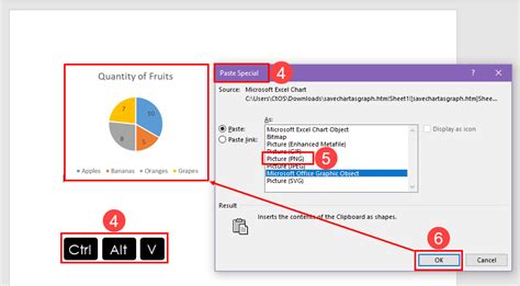 Microsoft Excel中将图表保存为图像的6种方法 Infoxiao