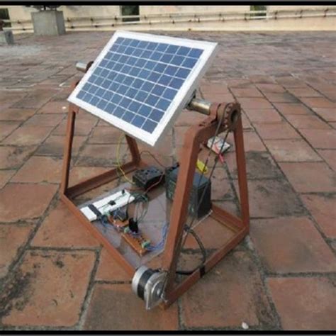 Prototype Of A Single Axis Solar Tracking System Download Scientific Diagram