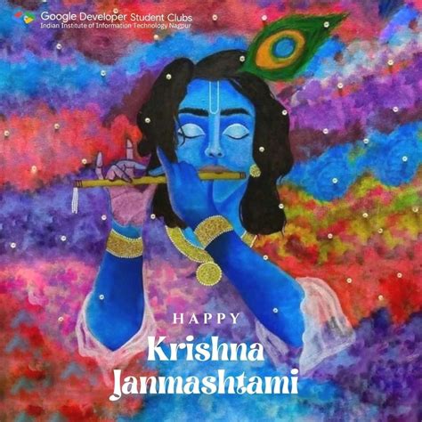 gdsc iiitn on linkedin janmashtami newera gdsciiitn techinnovation