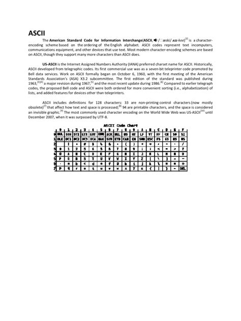Bcd Ascii Pdf Binary Coded Decimal Ascii