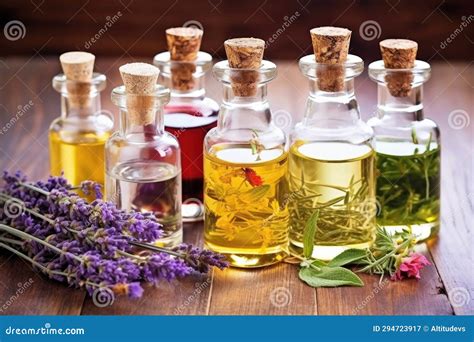 Process Of Extracting Essential Oils For Fragrances Stock Image Image