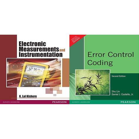 Buy Error Control Coding By Pearson And Electronic Instrumentation And