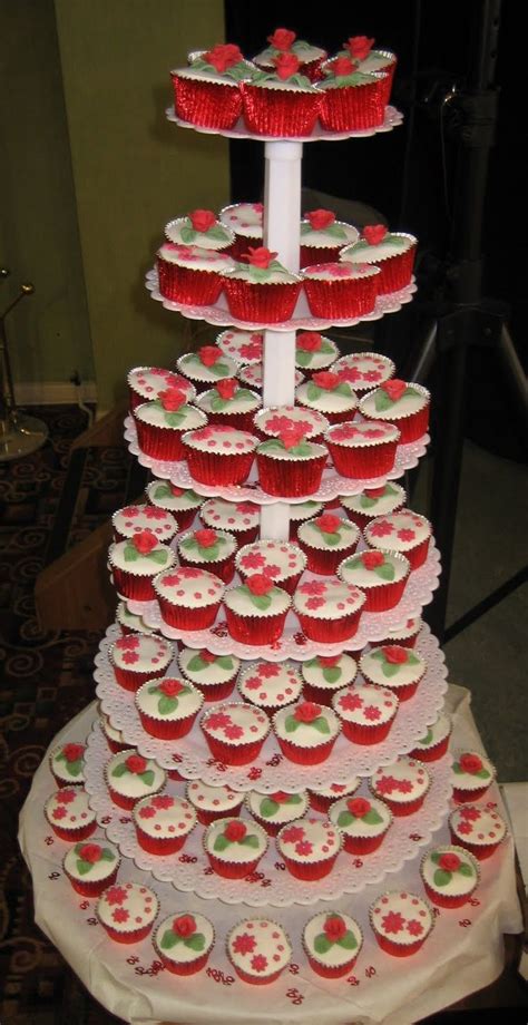 Sarah T Cakes Ruby Wedding Anniversary Cupcakes Ruby Wedding