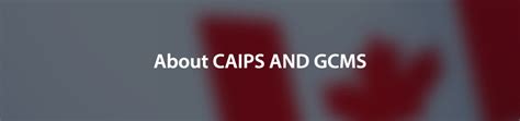 CAIPS GCMS Notes Welcome To GCMS Report