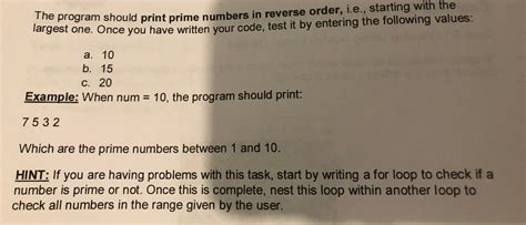 Solved Task 5 2 Numerical Analysis Using Nested Loops 13 Chegg Com
