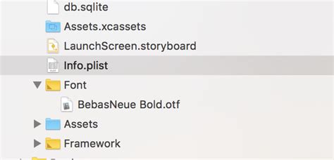Ios Custom Font In Xcode Does Not Work Stack Overflow