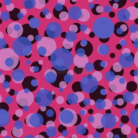 Abstract Seamless Pattern With Colorful Ballsillustration Of