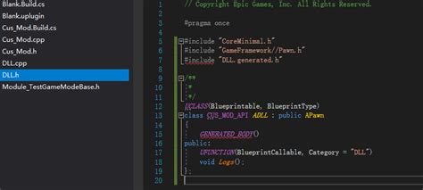 Ue4 手动添加模块 插件 封装dll Animer 博客园