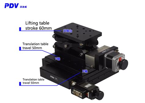 Manufacture Precision Electric XYZ Combination Stage Z Axis Lifting XY Translation Stage