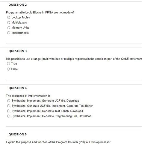 solved question 2 programmable logic blocks in fpga are not