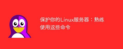 保护你的linux服务器:熟练使用这些命令 美云 保护你的linux服务器:熟练使用这些命令 美云