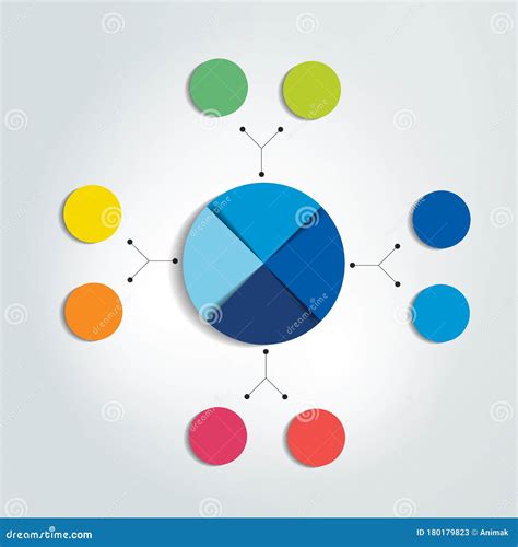 Flowchart Scheme Infographics Chart Element Cartoon Vector Images The