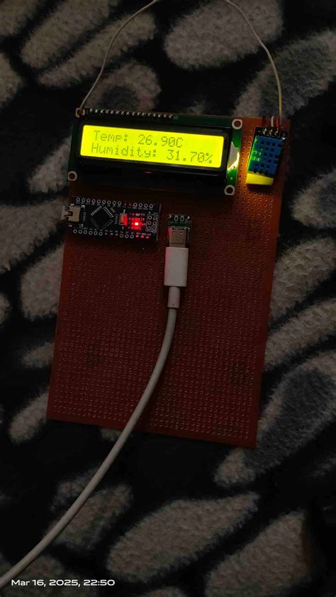 Display Temperature And Humidity On An LCD Using DHT And Arduino Pktatiwal