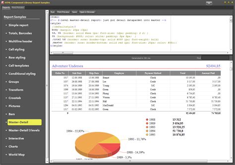 Html Report Library For Delphi Regarding Html Report Template Cumedorg