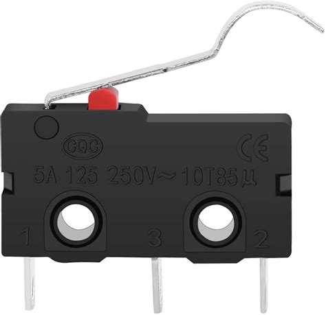 10 Pcs Ac 125v 1a Spdt 1no 1nc Momentary Long Hinge Lever Micro Switch