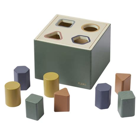 Flexa Piece Shape Sorting Box Set Temple Webster