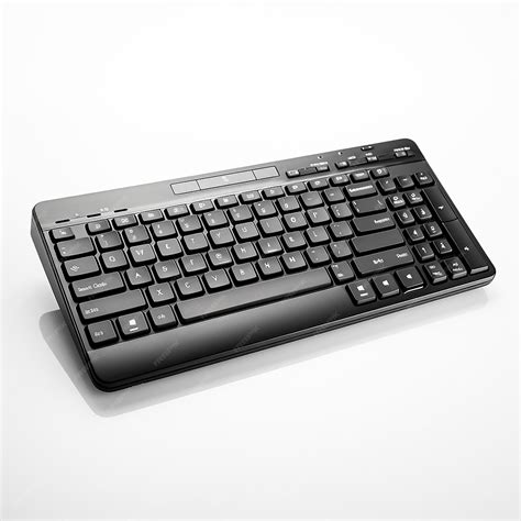 Premium Photo Wireless Keyboard Isolated On White Background