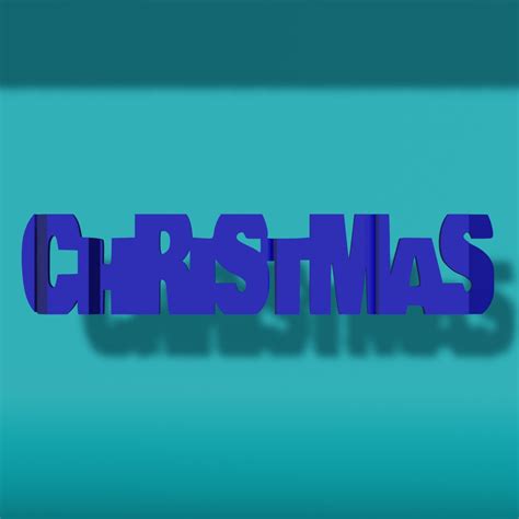Marry Christmas By Litbhullar Download Free Stl Model