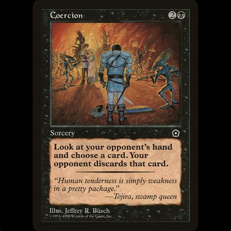 Mtg Coercion Portal Second Age P02 66 Madtoyz