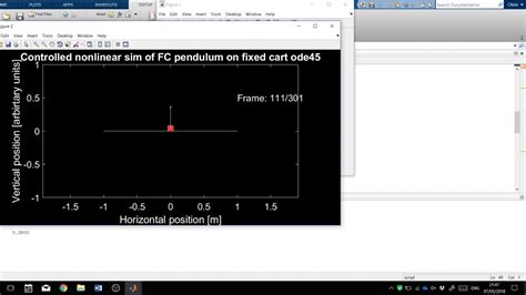 roco218 controlled pendulum ode45 youtube