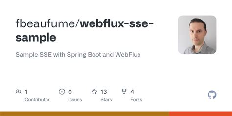 Github Fbeaufumewebflux Sse Sample Sample Sse With Spring Boot And Webflux