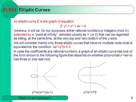 Chapter 8 Elliptic Curves Cryptography And Factorization Ppt Download