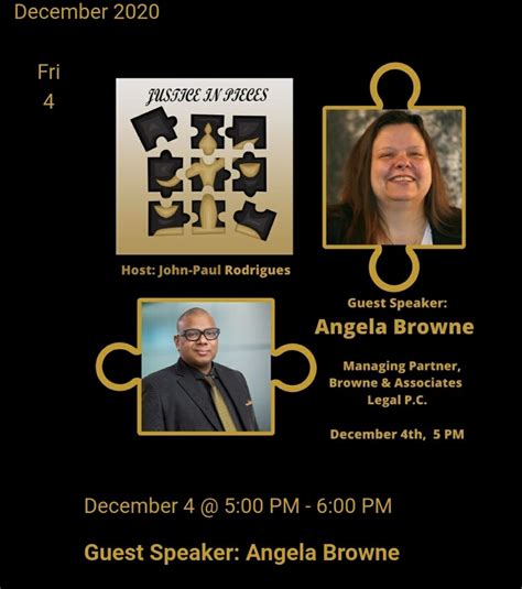 Rocelle Elle E On Linkedin Justiceinpieces Guestspeakerseries Trioscollege
