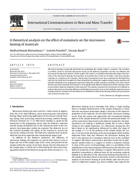 Pdf A Theoretical Analysis On The Effect Of Containers On The