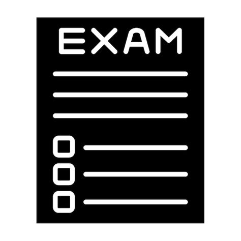 Premium Vector Exam Icon