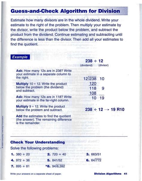 Division Algorithms 2 Pdf