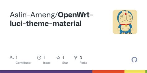 GitHub Aslin Ameng OpenWrt Luci Theme Material