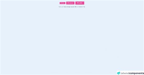 Tailwind Css Button Pink Icon And Text By Creative Tim