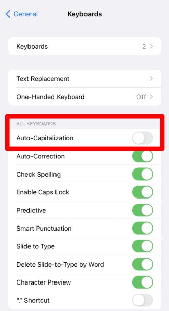 How To Turn Off Auto Capitalization In Google Docs