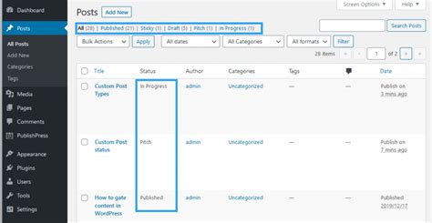 How To Create Custom Post Statuses In Wordpress To Track Your Workflow