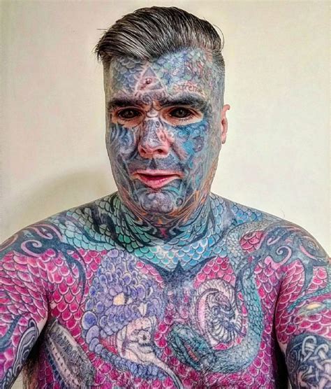 ‘britains Most Tattooed Man Claims He Is Unable To Watch Prn As New