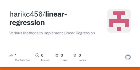 Github Harikc456linear Regression Various Methods To Implement