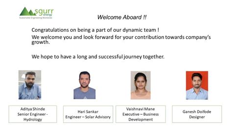 Sgurrenergy On Linkedin Heartiest Congratulations Aditya Shinde