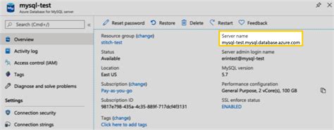 microsoft azure mysql v1 stitch documentation
