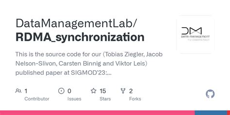 Github Datamanagementlabrdmasynchronization This Is The Source