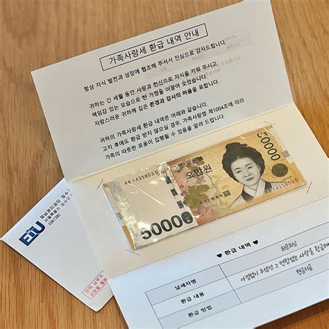 반전 돈 봉투 용돈 이벤트 박스 [체납고지서 현금 선물 부모님 어버이날 환갑 생신 생일 칠순 팔순 돈봉투 감도 깊은 취향 셀렉트샵 29cm